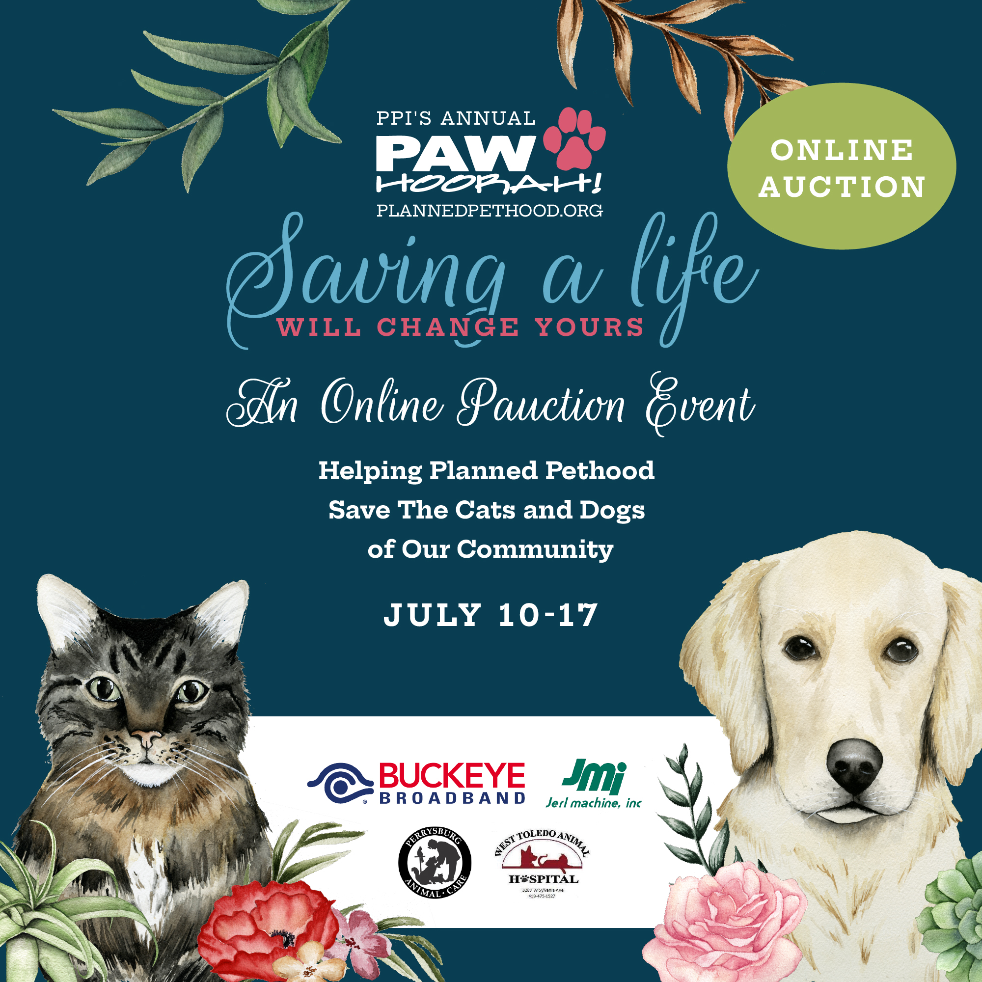 Support Planned Pethood's Online Pauction!